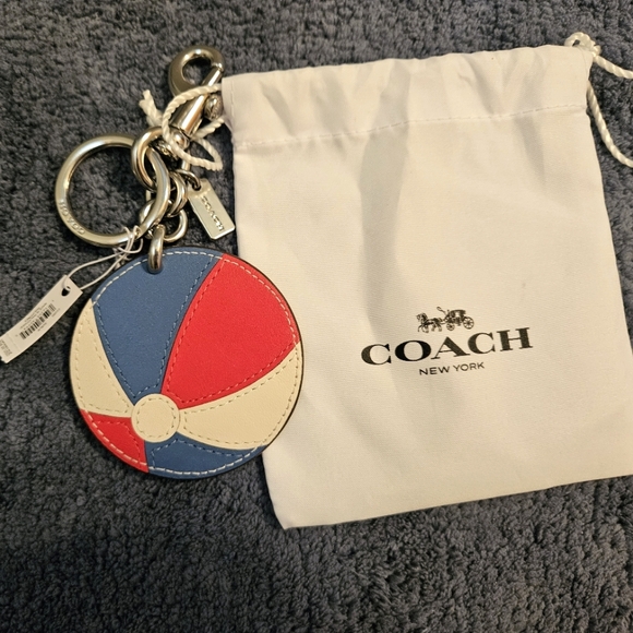 Coach | Accessories | Coach Nwt Beach Ball Bag Charm Dustbag | Poshmark